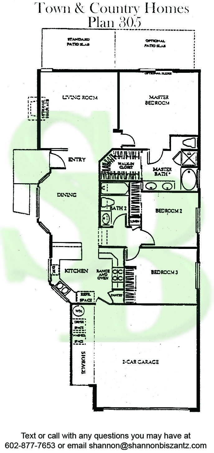 Sun Ridge Plan 305 Floor Plan - The Biszantz Connection | Real Estate ...